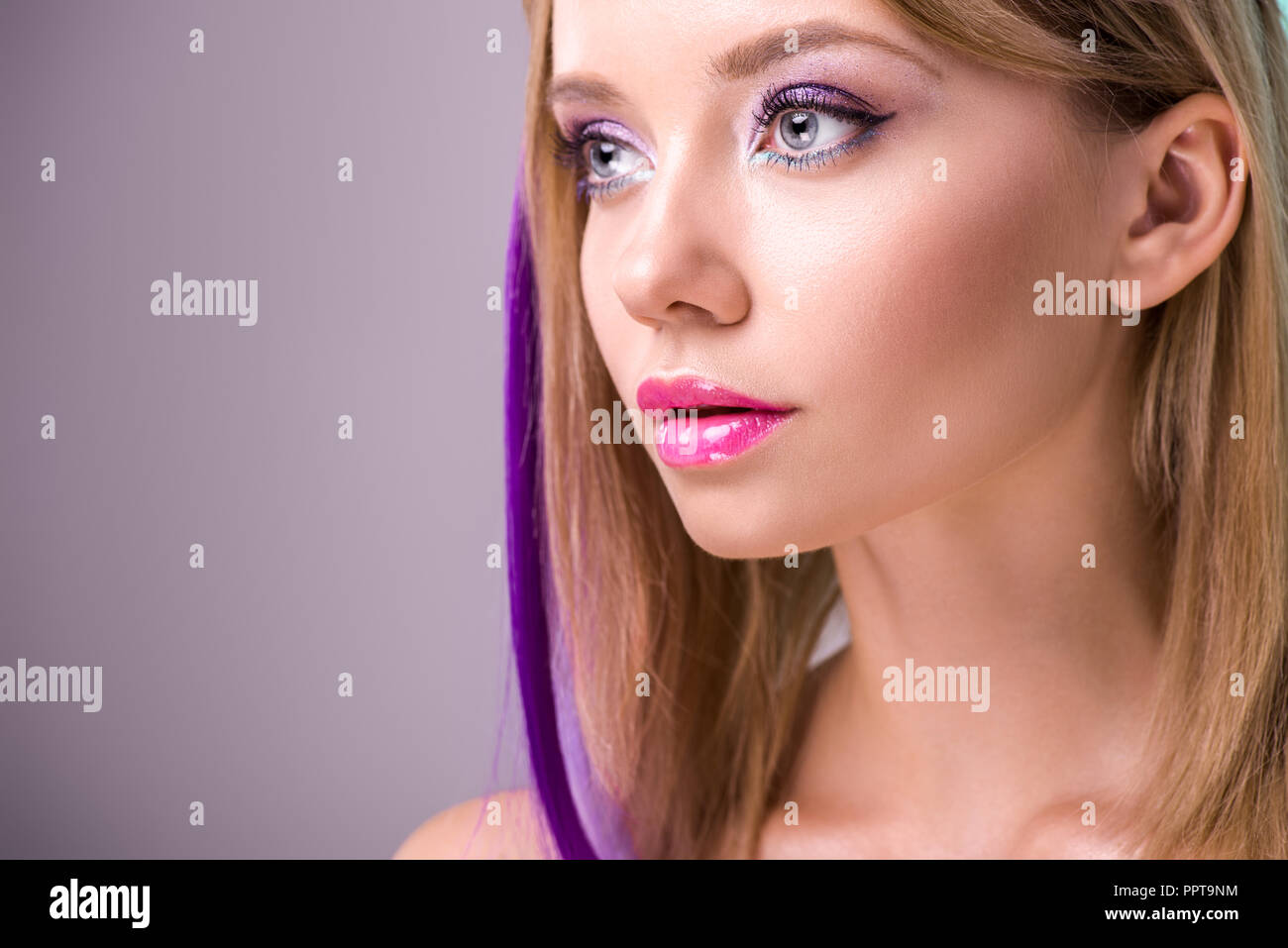 Beautiful hair strands in hi-res stock photography and images - Alamy