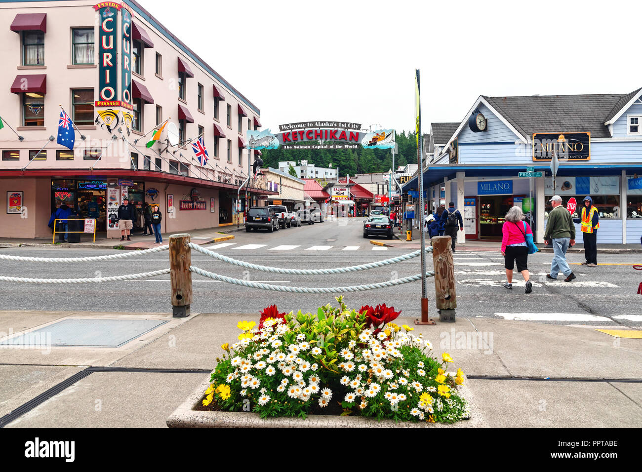 Ketchikan street scene hi-res stock photography and images - Alamy