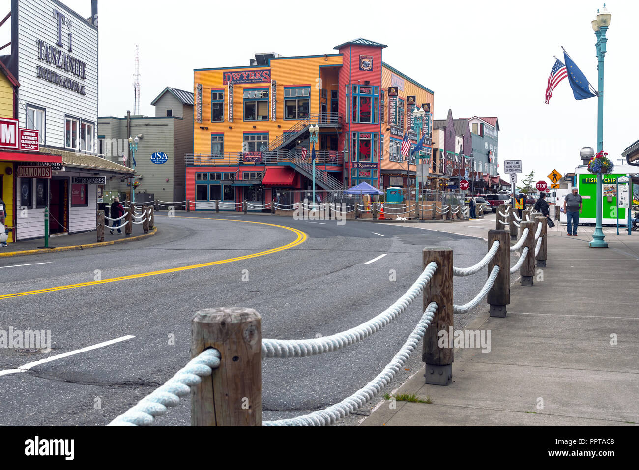 Ketchikan street scene hi-res stock photography and images - Alamy
