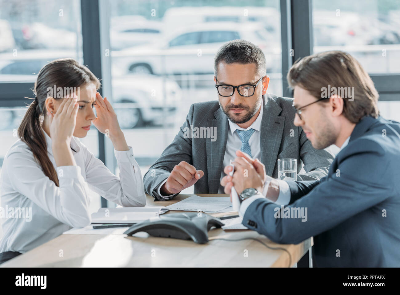 Business People Working Serious