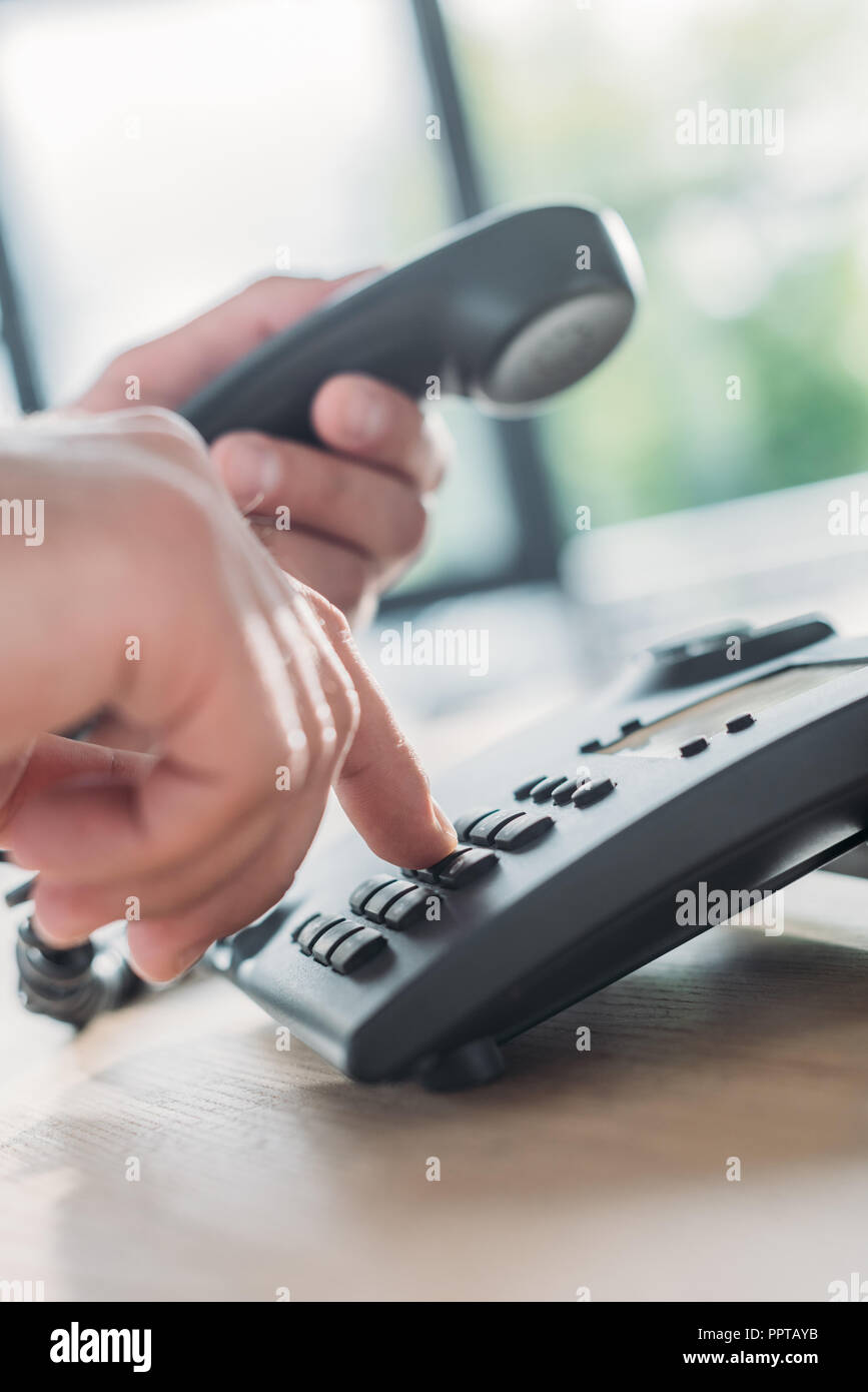 Man making phone call hands hi-res stock photography and images - Alamy