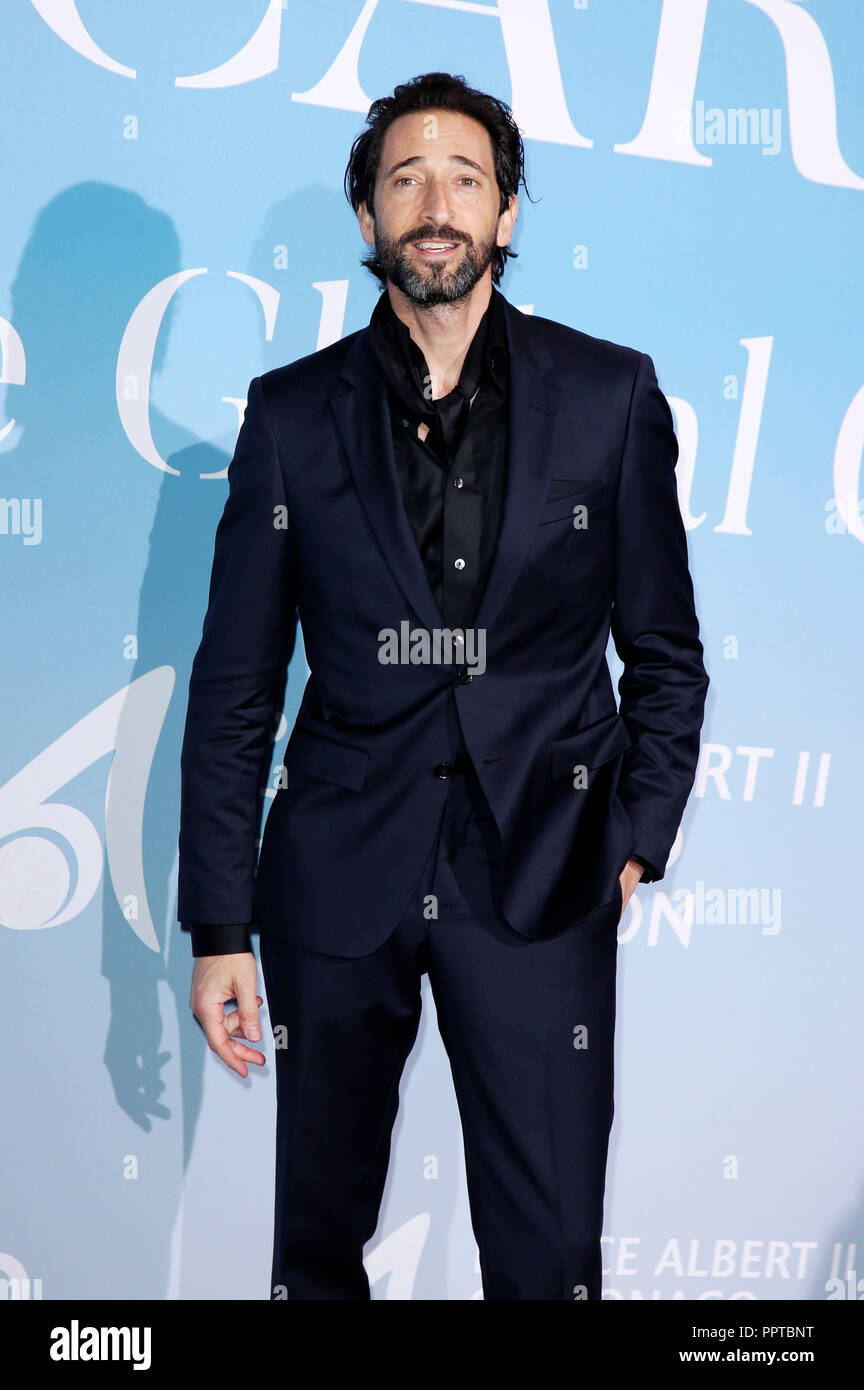 Adrien Brody attending the Gala for the Global Ocean hosted by H.S.H ...