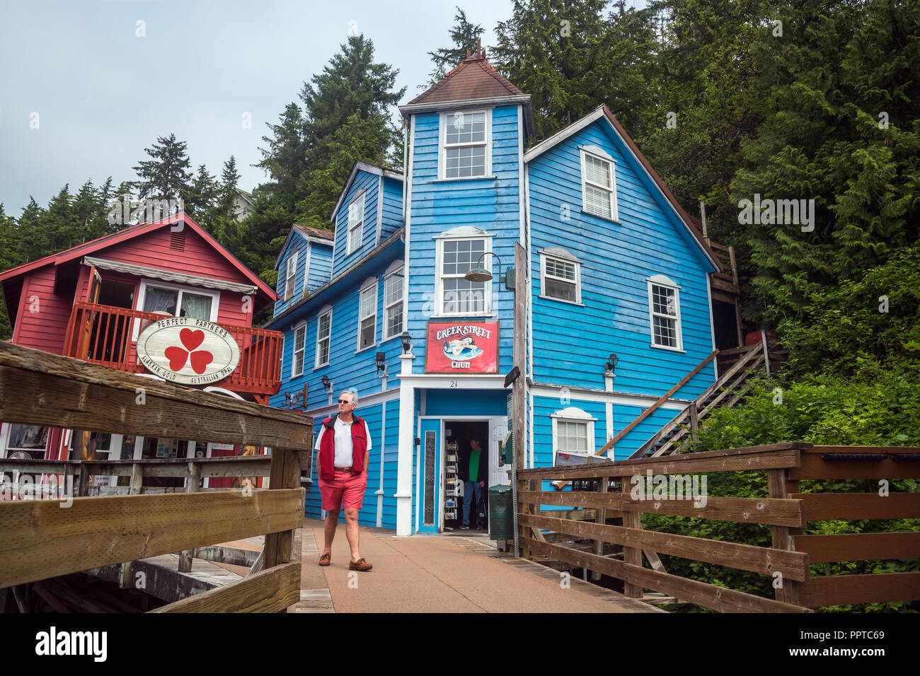 Ketchikan, Alaska, USA Stock Photo - Alamy