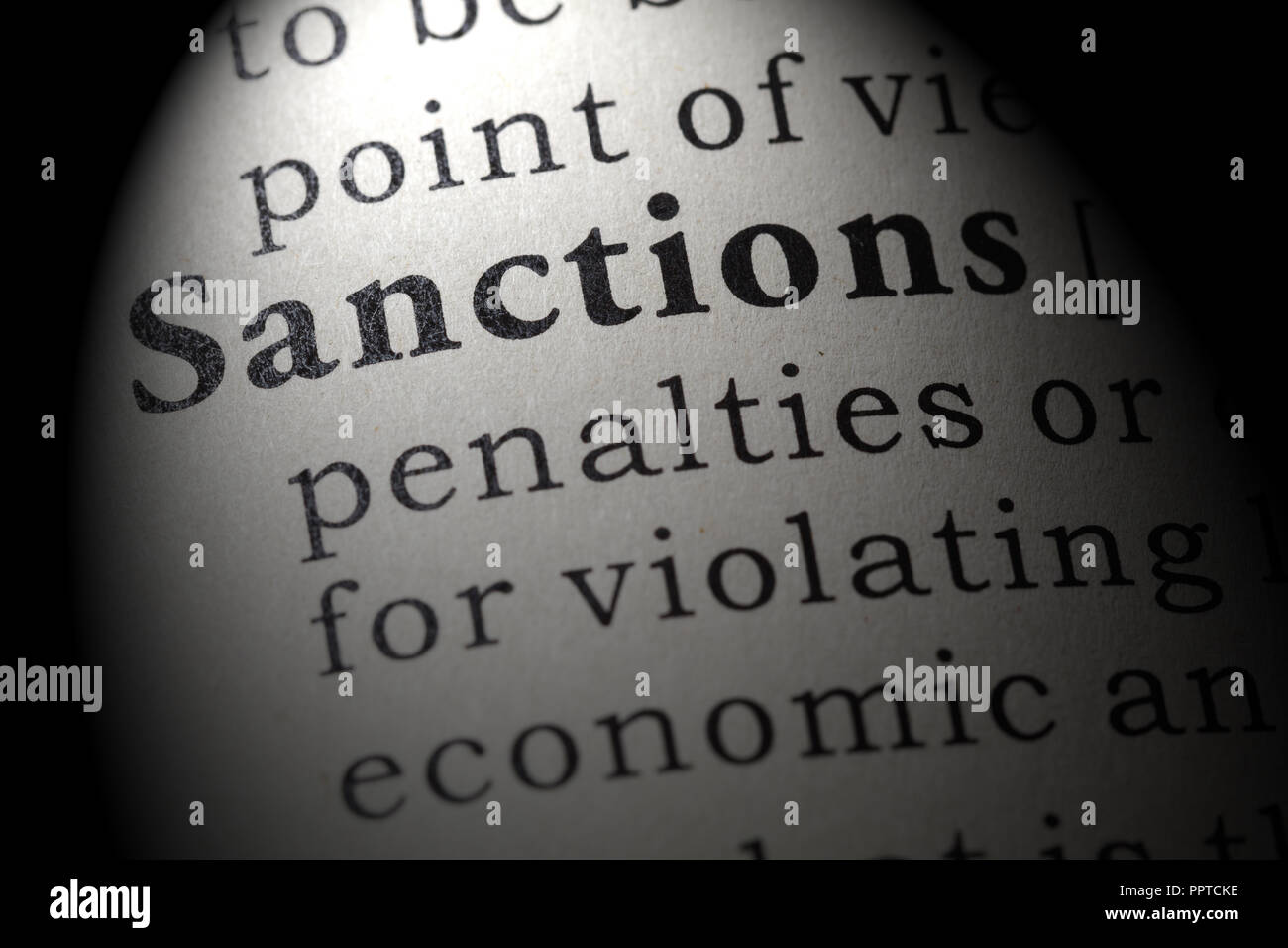 Fake Dictionary, Dictionary definition of the word sanctions. including ...