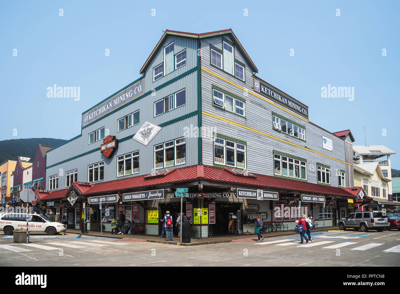 Building of Ketchikan Mining Company, Alaska, USA Stock Photo - Alamy