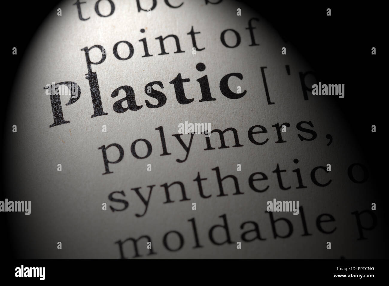 Fake Dictionary, Dictionary definition of the word plastic. including ...