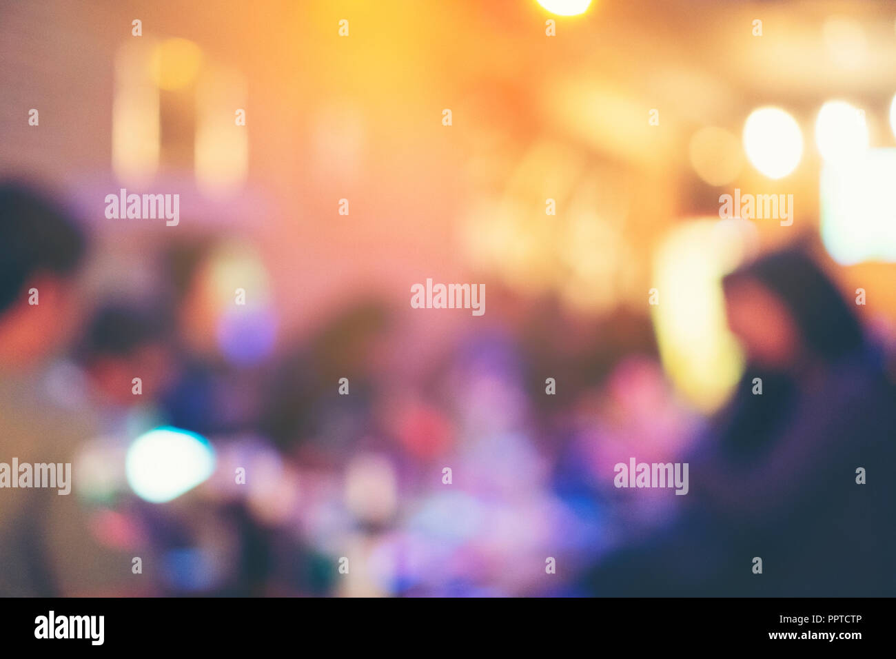 abstract blurry background of people party at night Stock Photo - Alamy