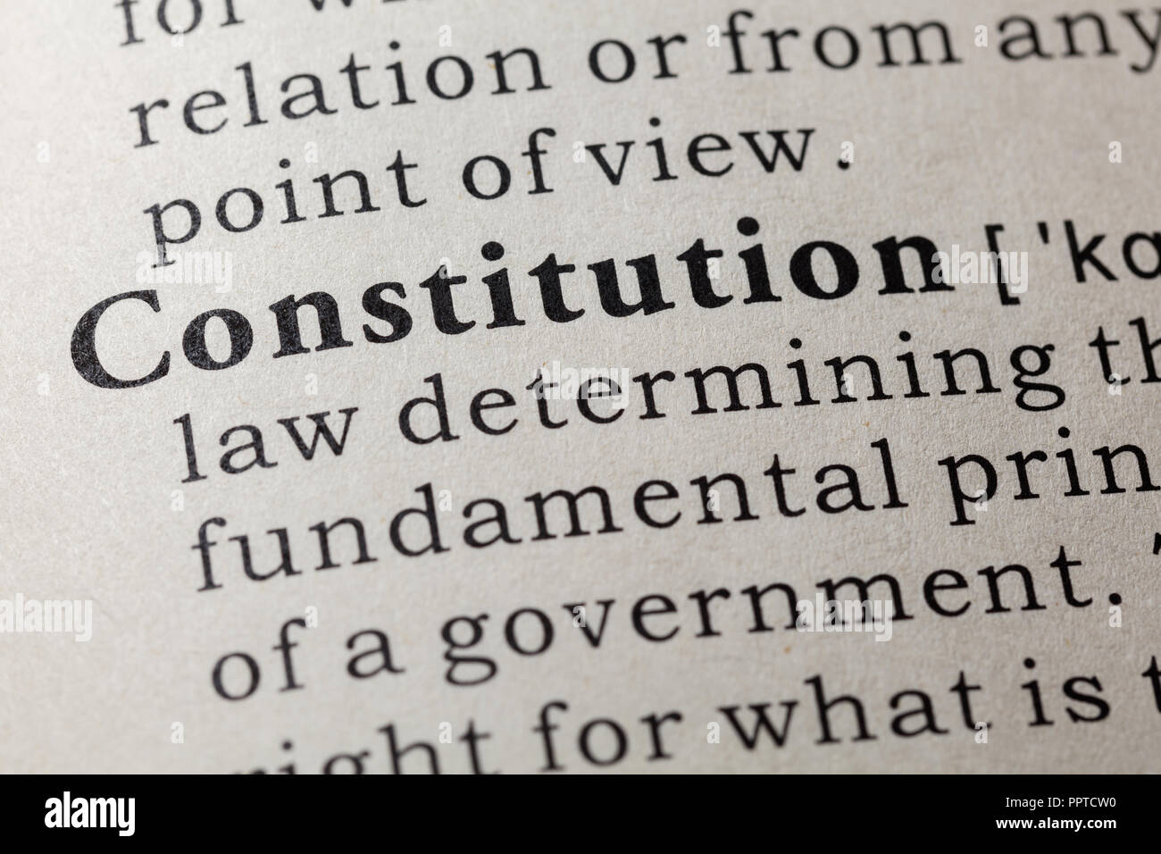 Fake Dictionary, Dictionary definition of the word constitution ...