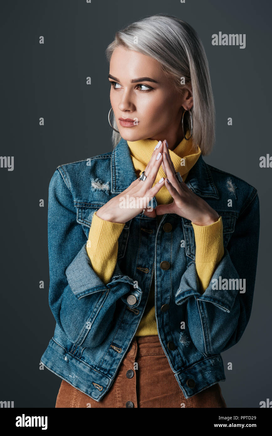 Turtleneck jacket hi-res stock photography and images - Alamy