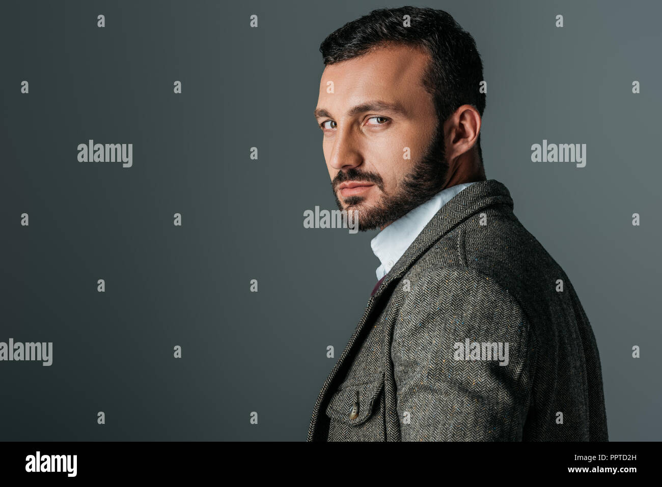 Tweed jacket hi-res stock photography and images - Alamy