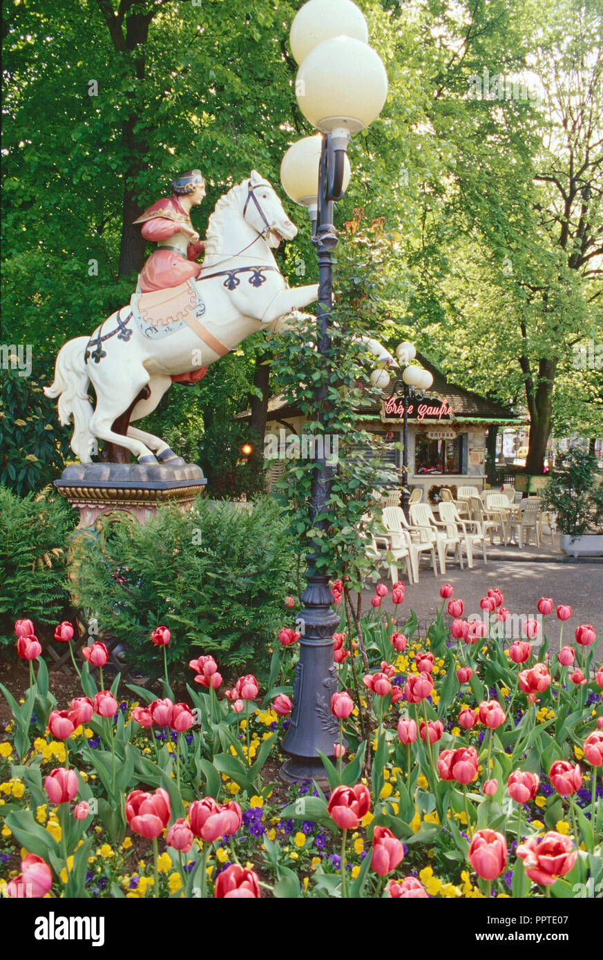 Statue of horse and rider,Place Rapp,Colmar,France Stock Photo - Alamy