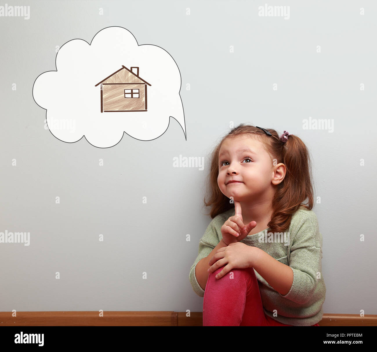 Children Thinking Images