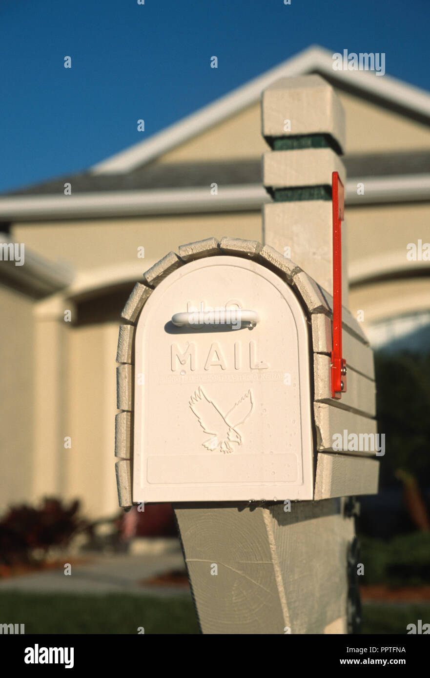 Mailbox in Suburban Neighborhood, Florida, USA Stock Photo - Alamy