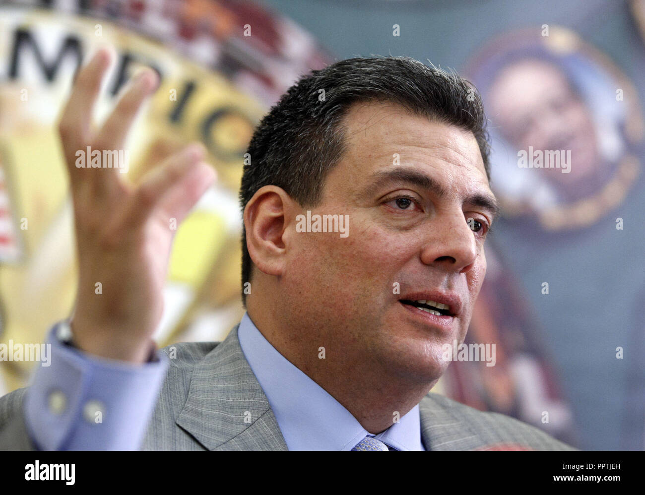 Kiev, Ukraine. 27th Sep, 2018. President of the World Boxing Council ...