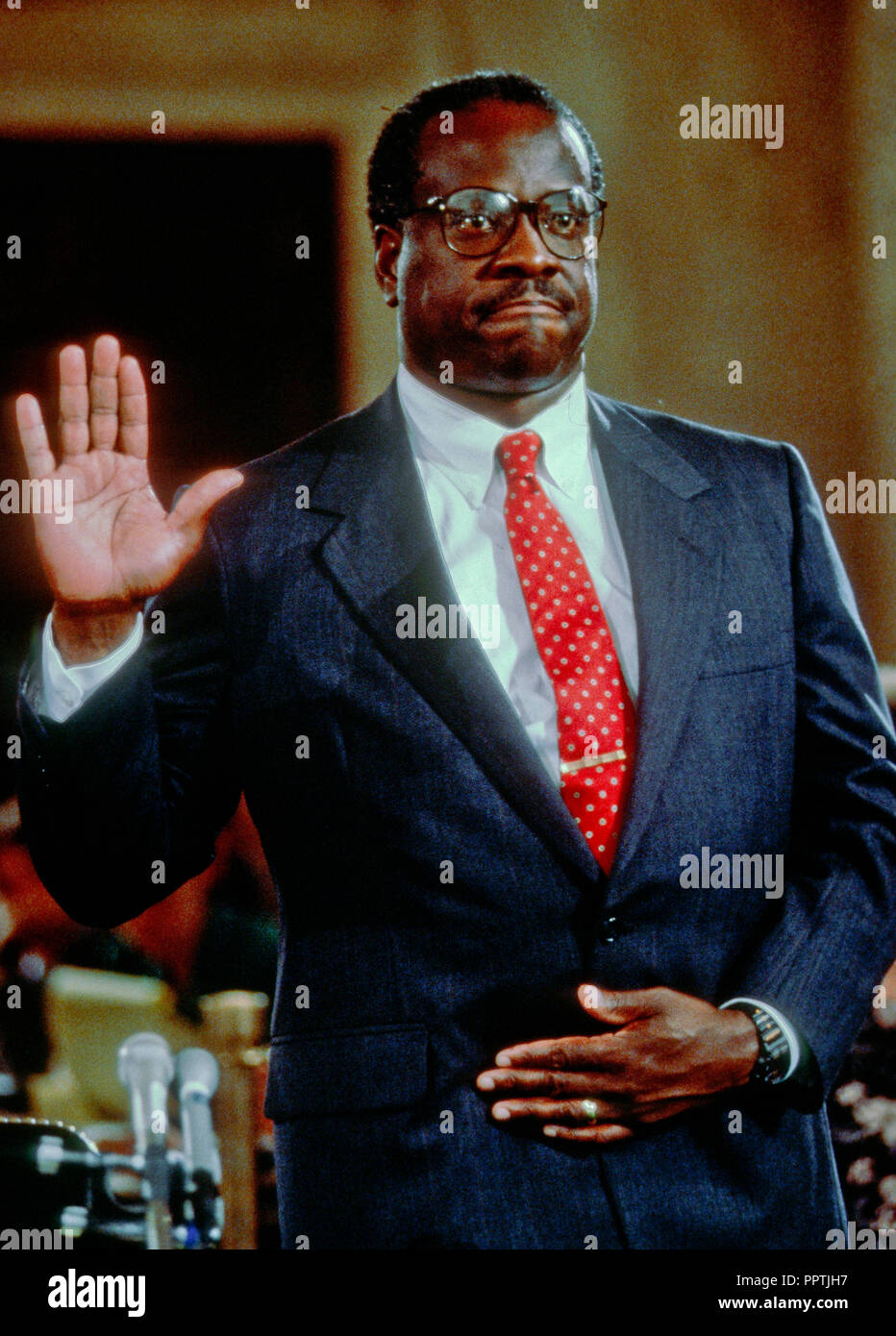 Judge Clarence Thomas nominee for Associate Justice of the United ...