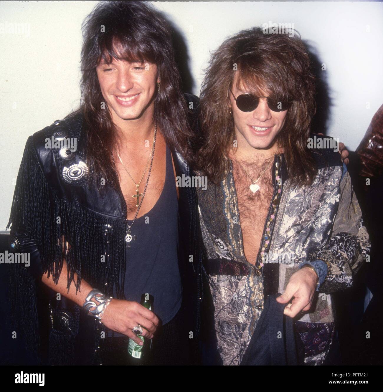 Richie Sambora Jon Bon Jovi 1990 Photo By Adam Scull/PHOTOlink. Photo ...