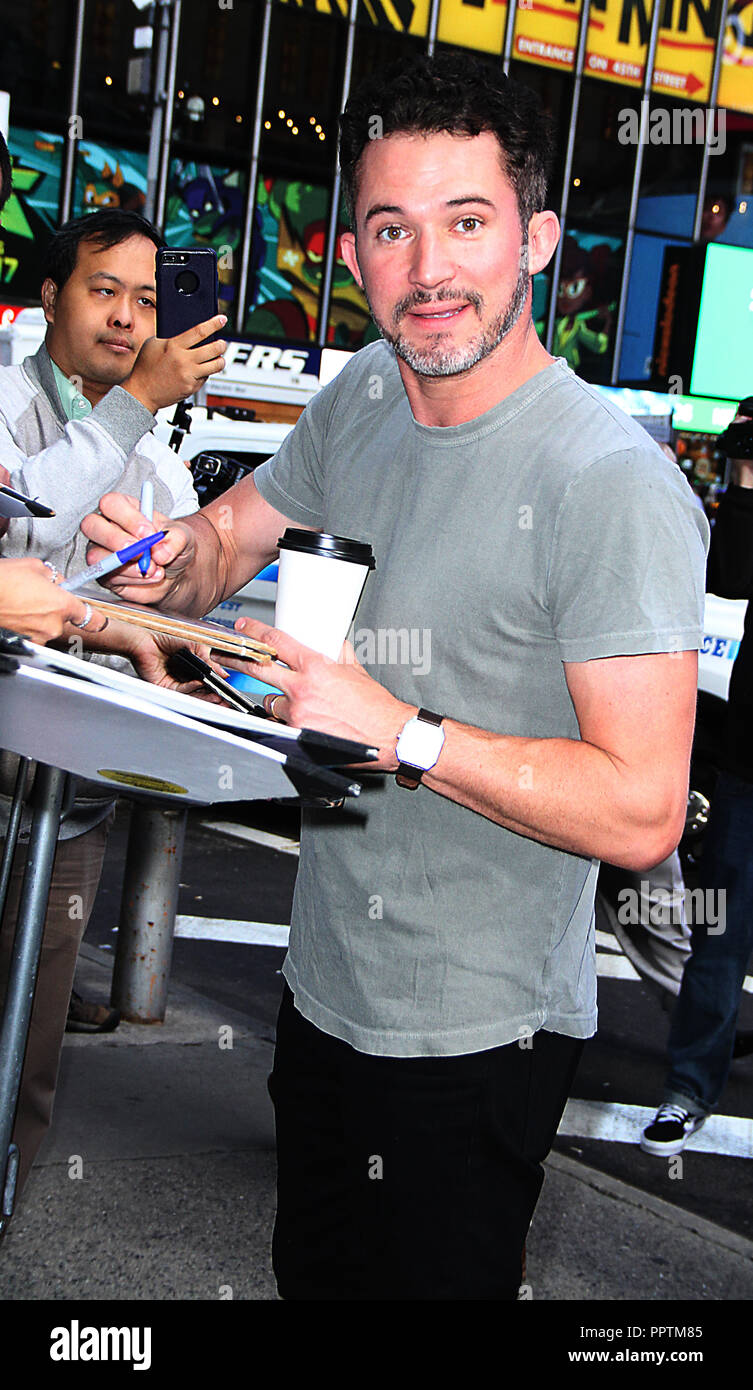 New York, NY, USA. 27th Sep, 2018. Justin Willman the magician at GMA ...