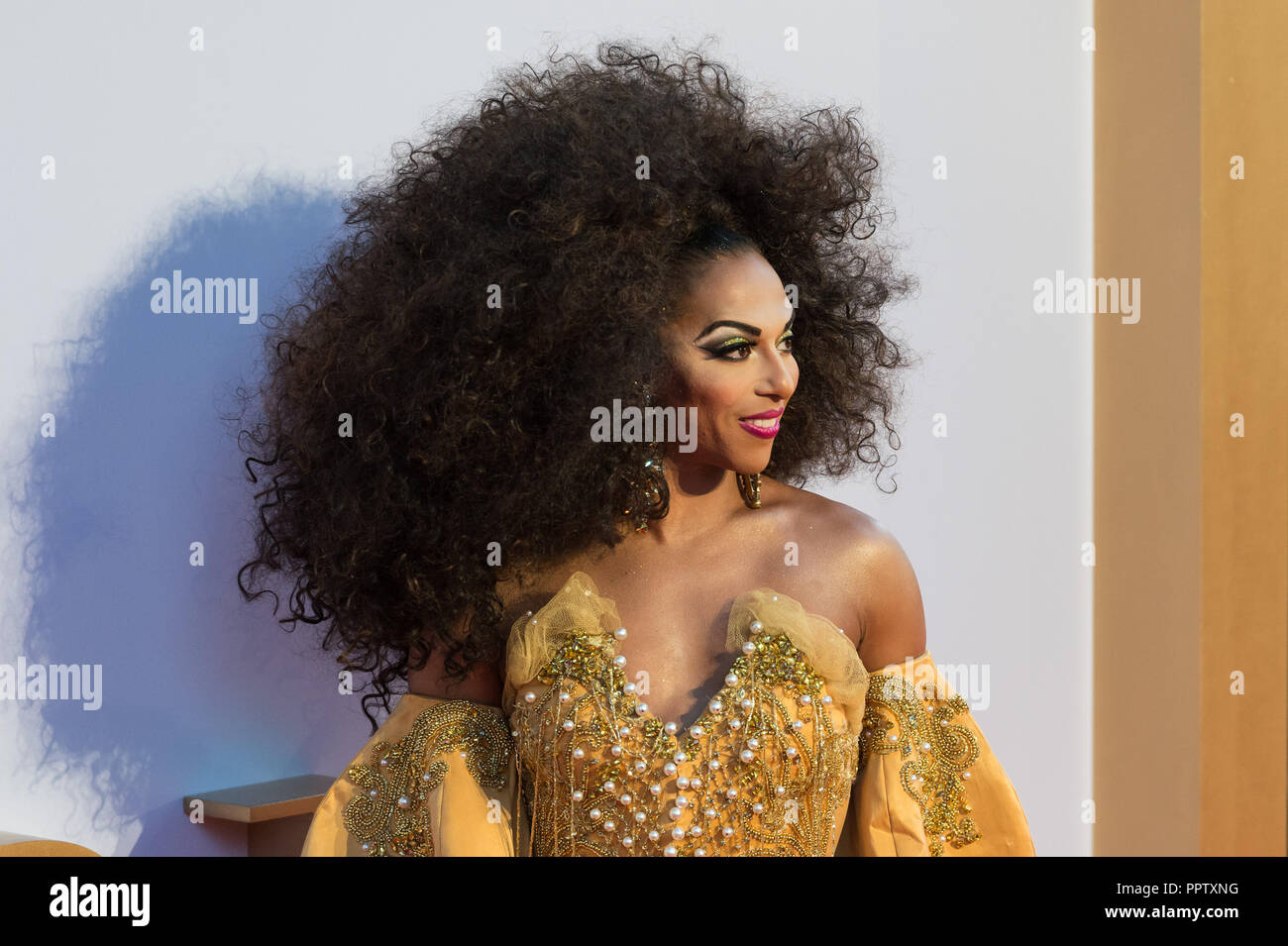London, UK. 27th September 2018. Shangela attends the UK film premiere ...