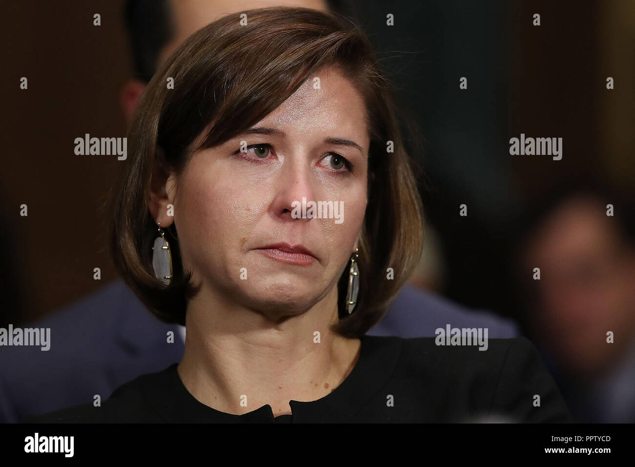 Washington, USA. 27th Sep, 2018. WASHINGTON, DC - SEPTEMBER 27: Ashley ...