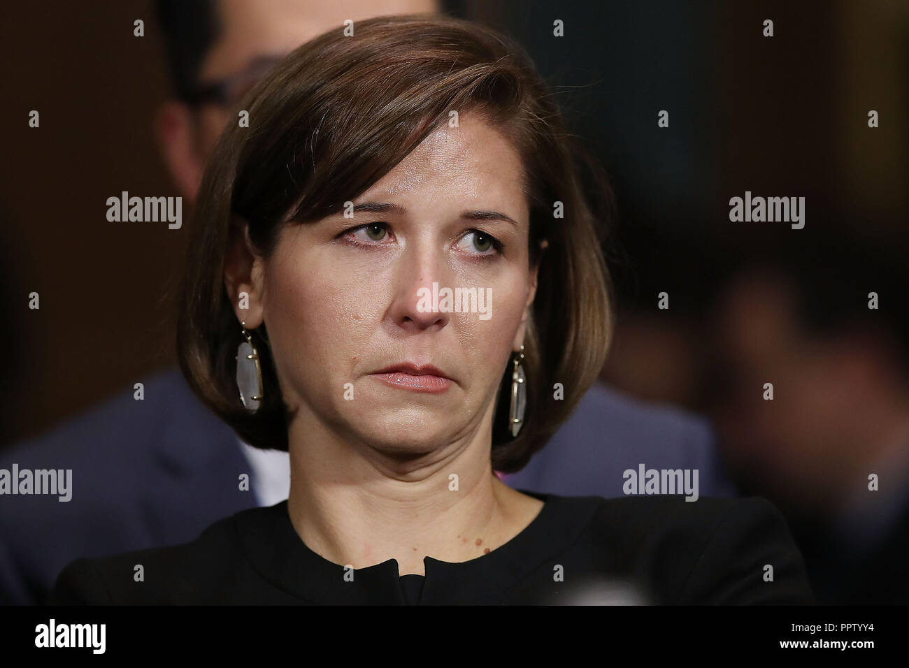 Washington, USA. 27th Sep, 2018. WASHINGTON, DC - SEPTEMBER 27: Ashley ...