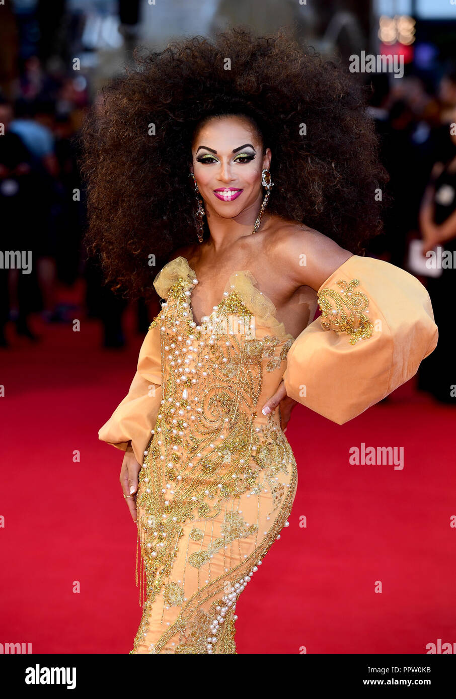 Shangela attending the UK Premiere of A Star is Born held at the Vue ...