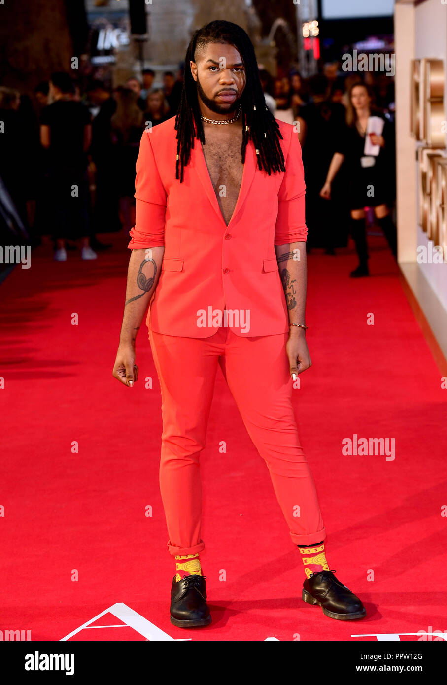 MNEK attending the UK Premiere of A Star is Born held at the Vue West ...