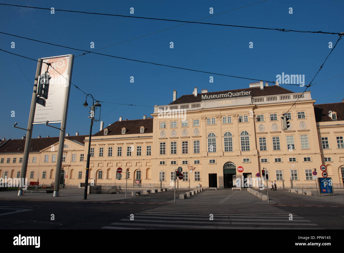 Museumsquartier, Vienna in the morning Stock Photo - Alamy