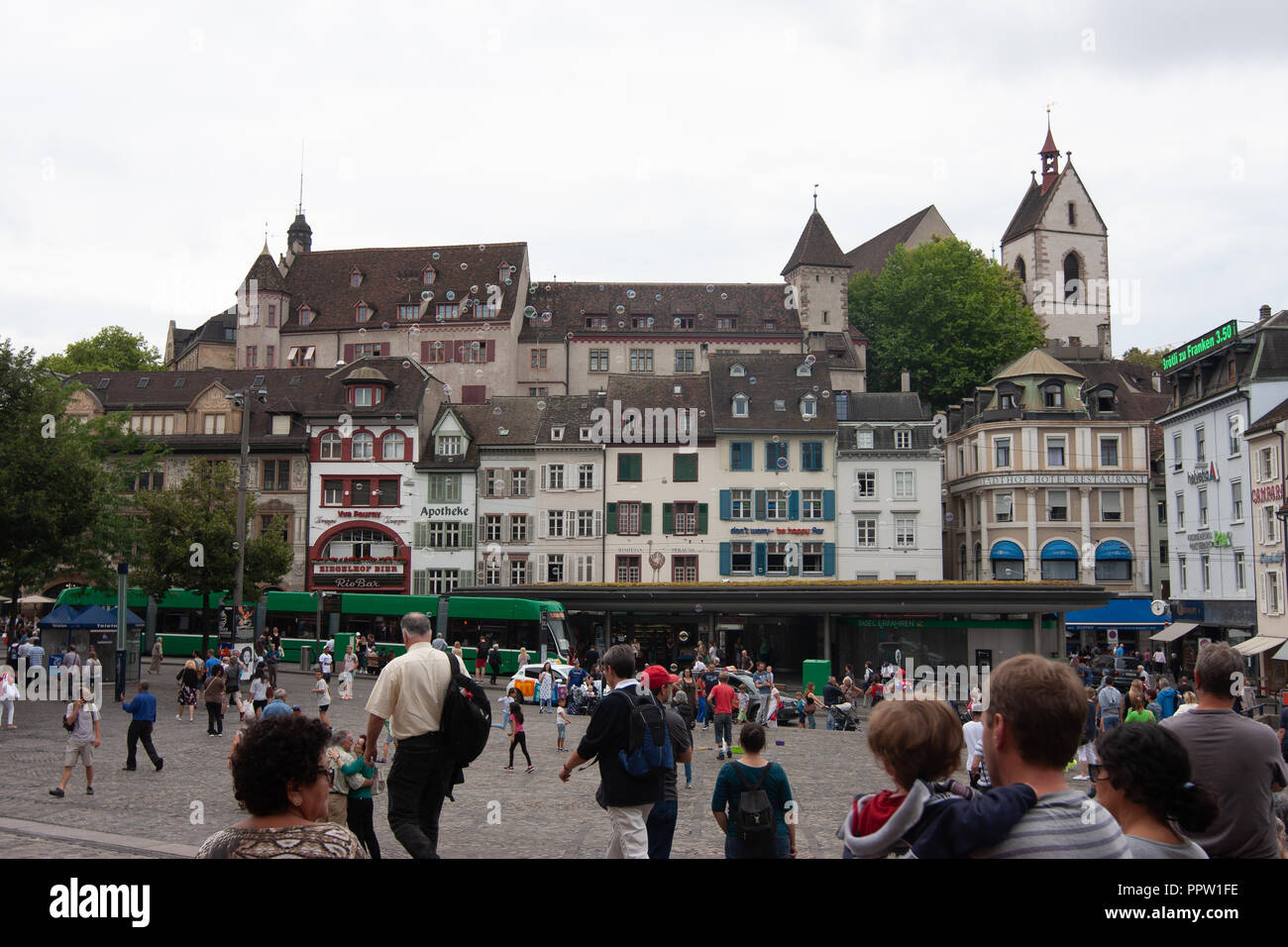 Basel, place in the old city Stock Photo - Alamy