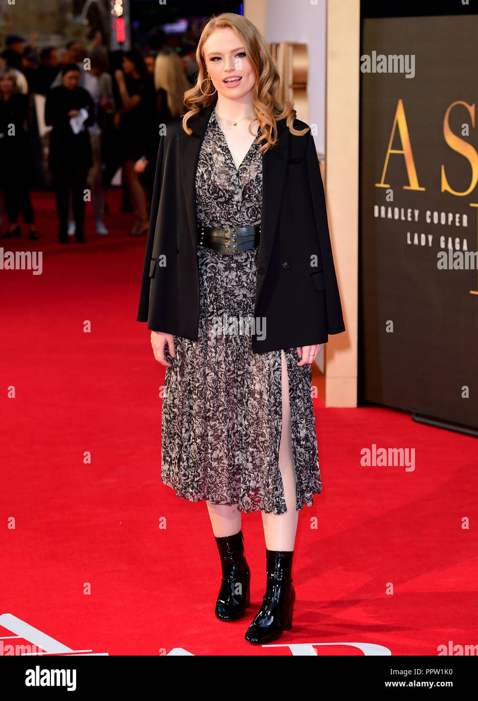 Freya Ridings attending the UK Premiere of A Star is Born held at the ...