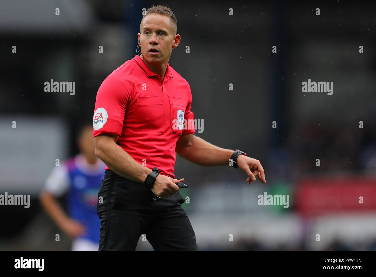 Referee, Stephen Martin - Ipswich Town v Bolton Wanderers, Sky Bet ...