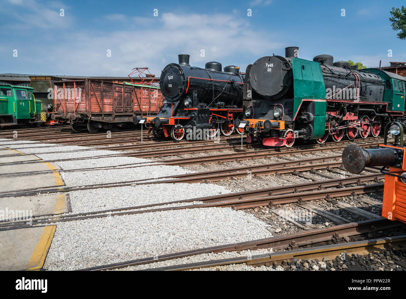 Jaworzyna Slaska, Poland - August 2018 : Old disused retro train ...