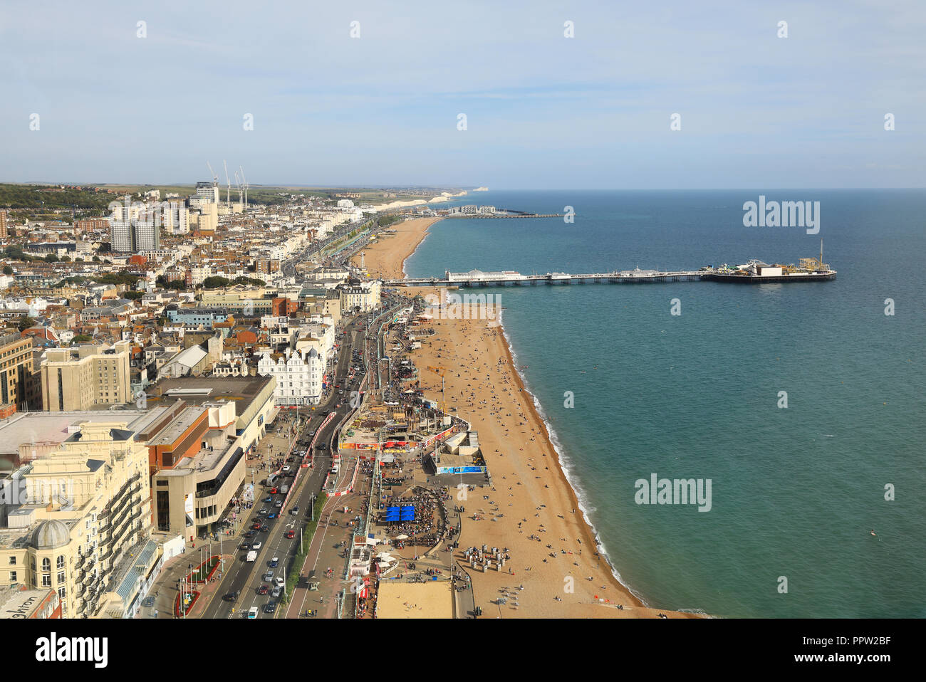 Brighton pier aerial hi-res stock photography and images - Alamy