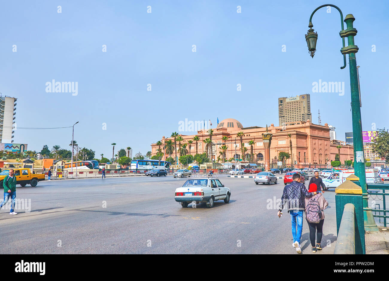 Egypt cairo traffic jam hi-res stock photography and images - Alamy
