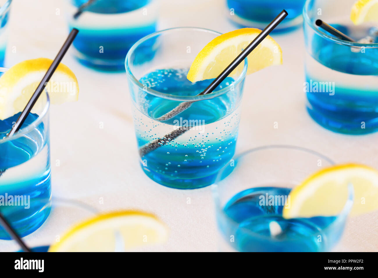Row of tequila shots hi-res stock photography and images - Alamy