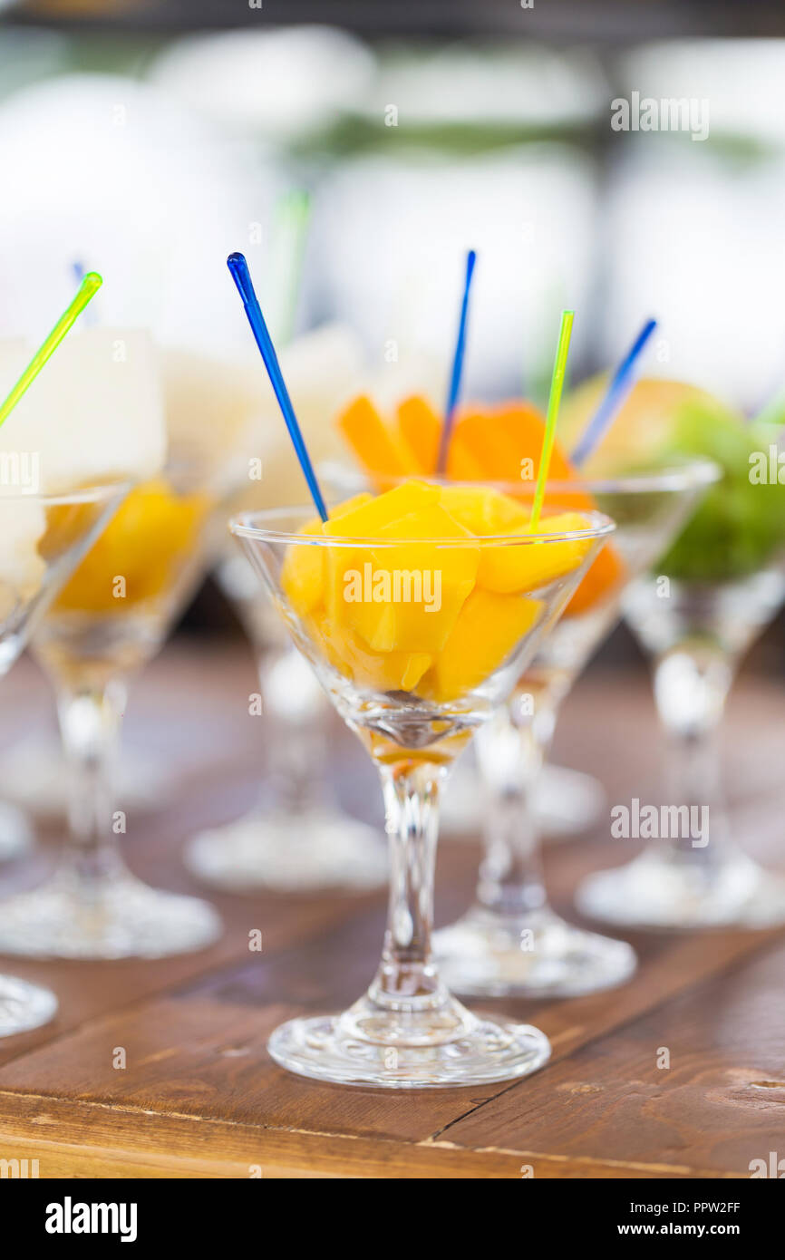 Variety of fruits in glass bowl hi-res stock photography and images - Alamy