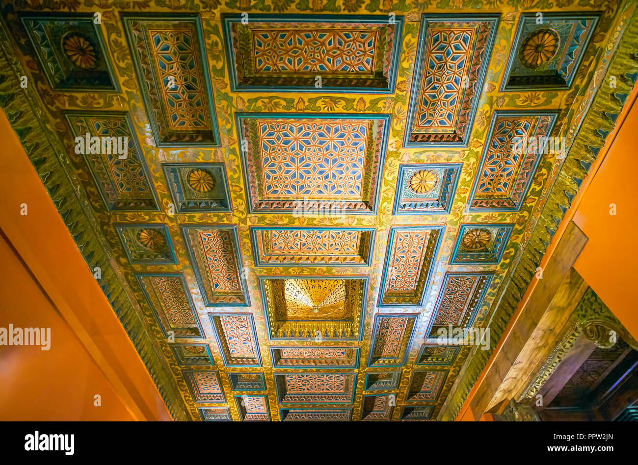 CAIRO, EGYPT - DECEMBER 23, 2017: The Coptic Museum boasts beautiful ...