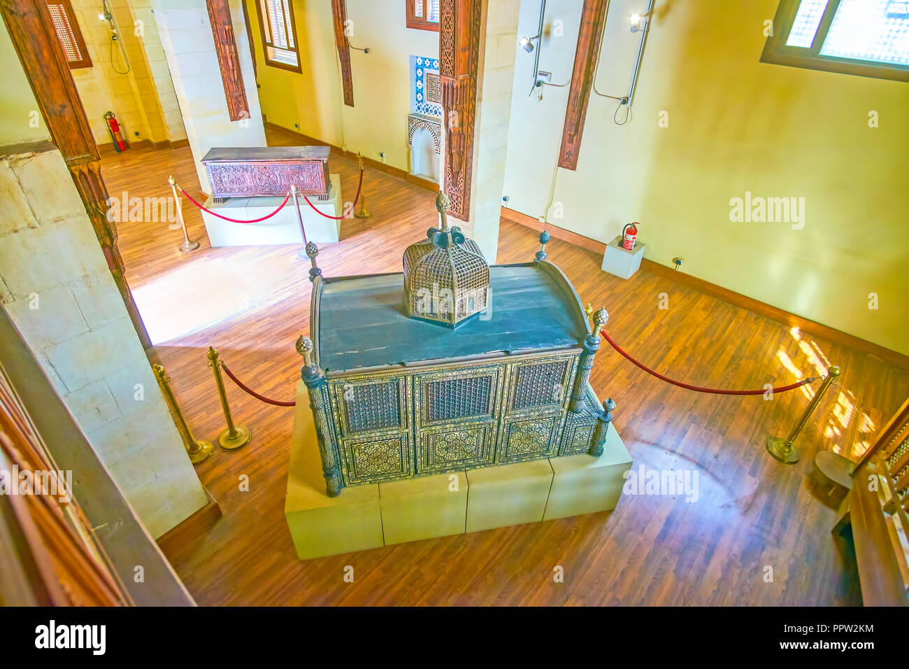 CAIRO, EGYPT - DECEMBER 23, 2017: The beautiful medieval human-carried ...