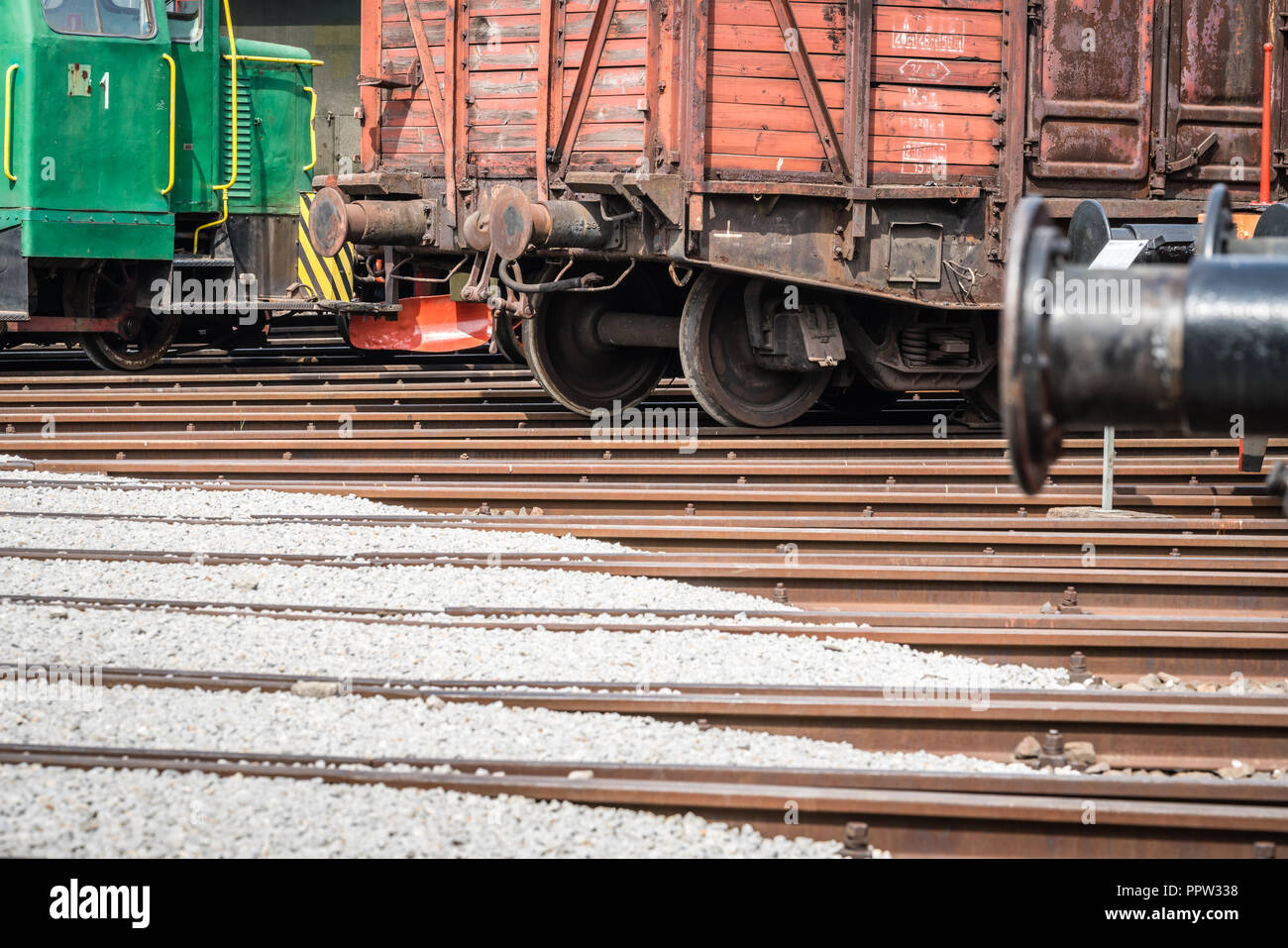 Rusty diesel locomotives engine hi-res stock photography and images - Alamy