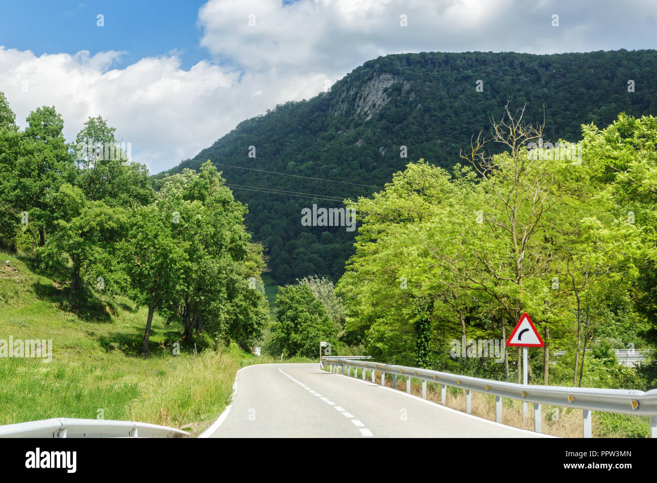 Catalan Pyrenees foothills. Spain Stock Photo - Alamy