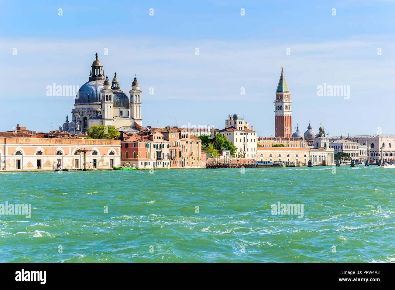 Venice, Italy: dome of Basilica Santa Maria della Salute, Basilica di ...