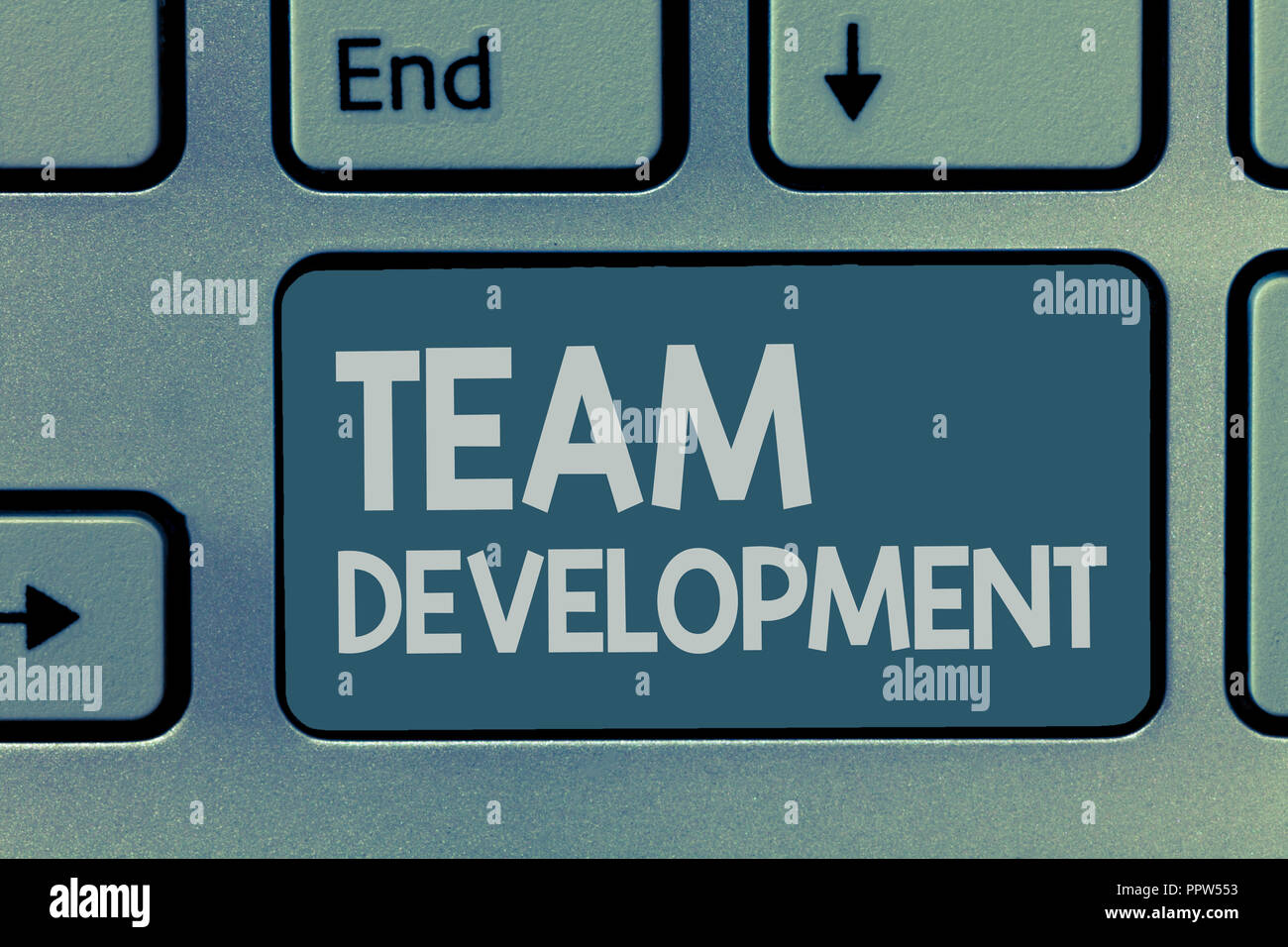 Word writing text Team Development. Business concept for learn why and how small groups change ...