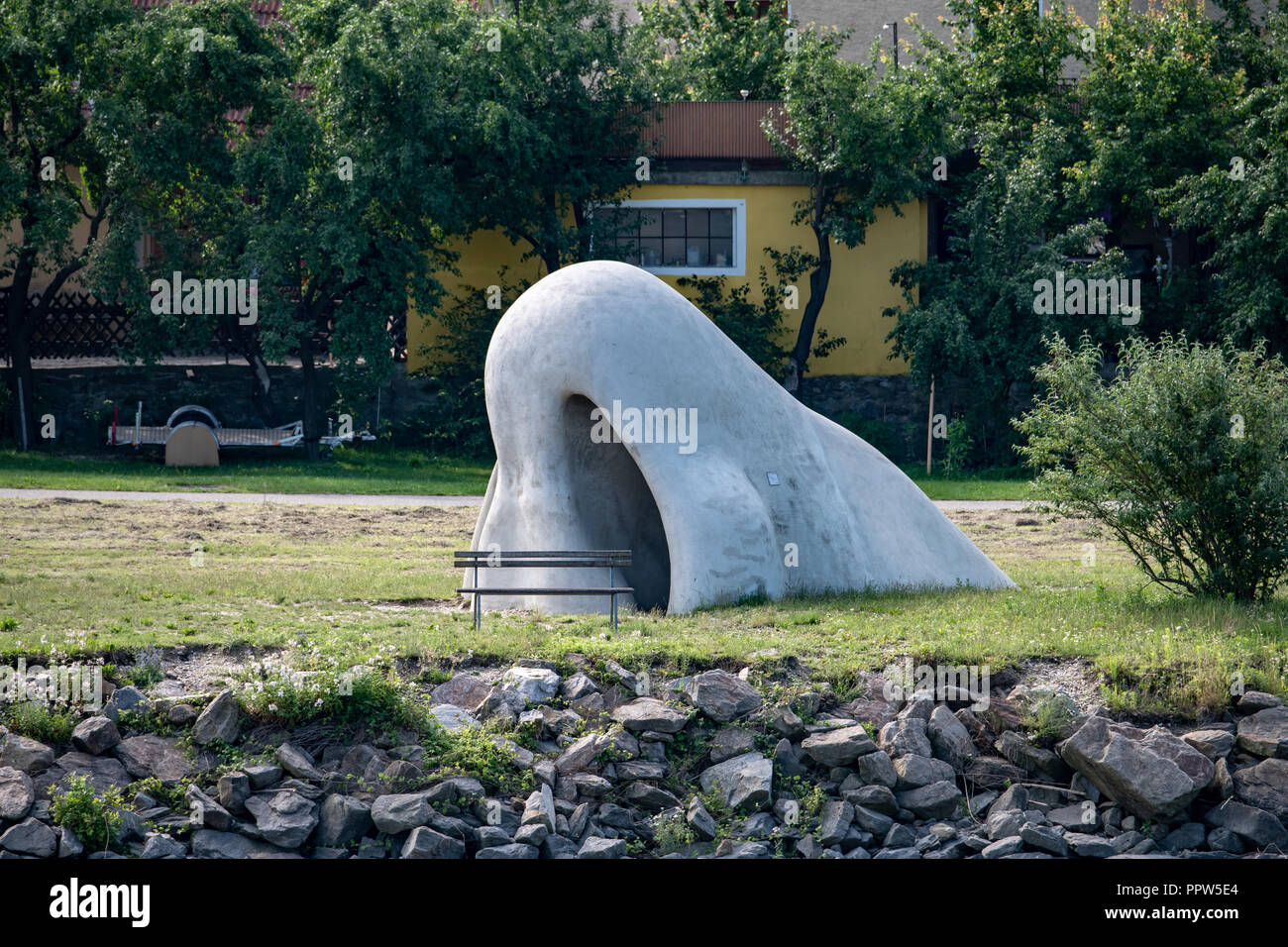 The Nose art installation in St. Lorenz, Austria Stock Photo - Alamy