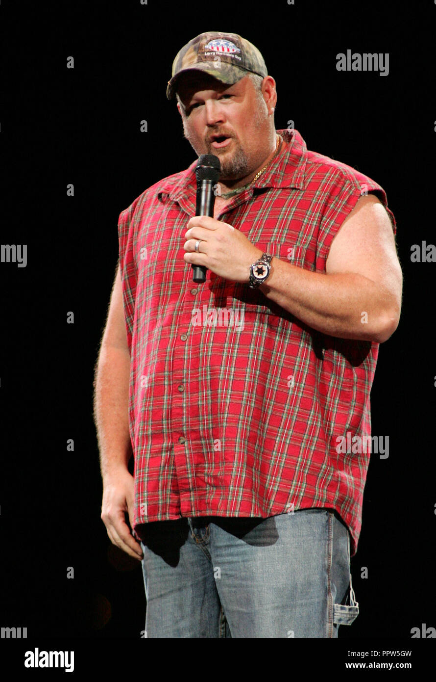 Larry The Cable Guy Pointing