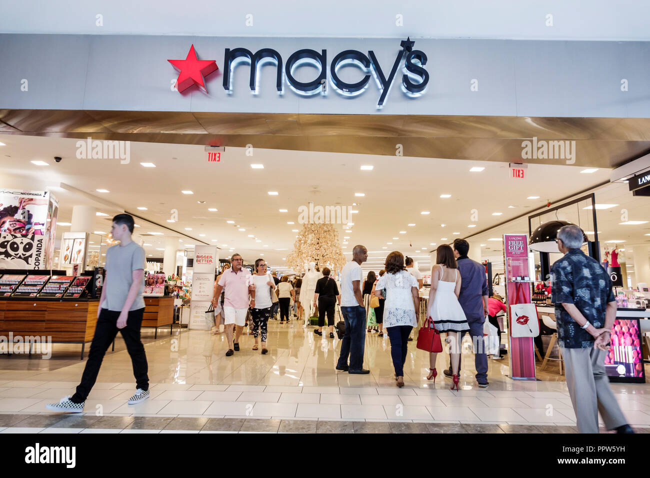 Miami Florida,Kendall,Dadeland mall,Macy's department store,inside ...