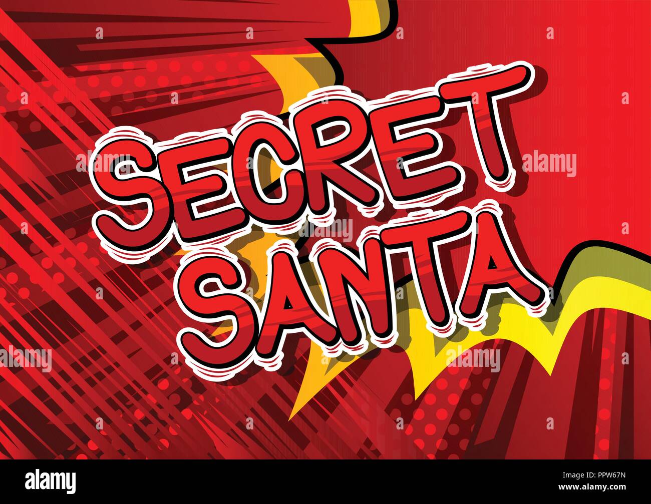 Secret santa text Stock Vector Images - Alamy
