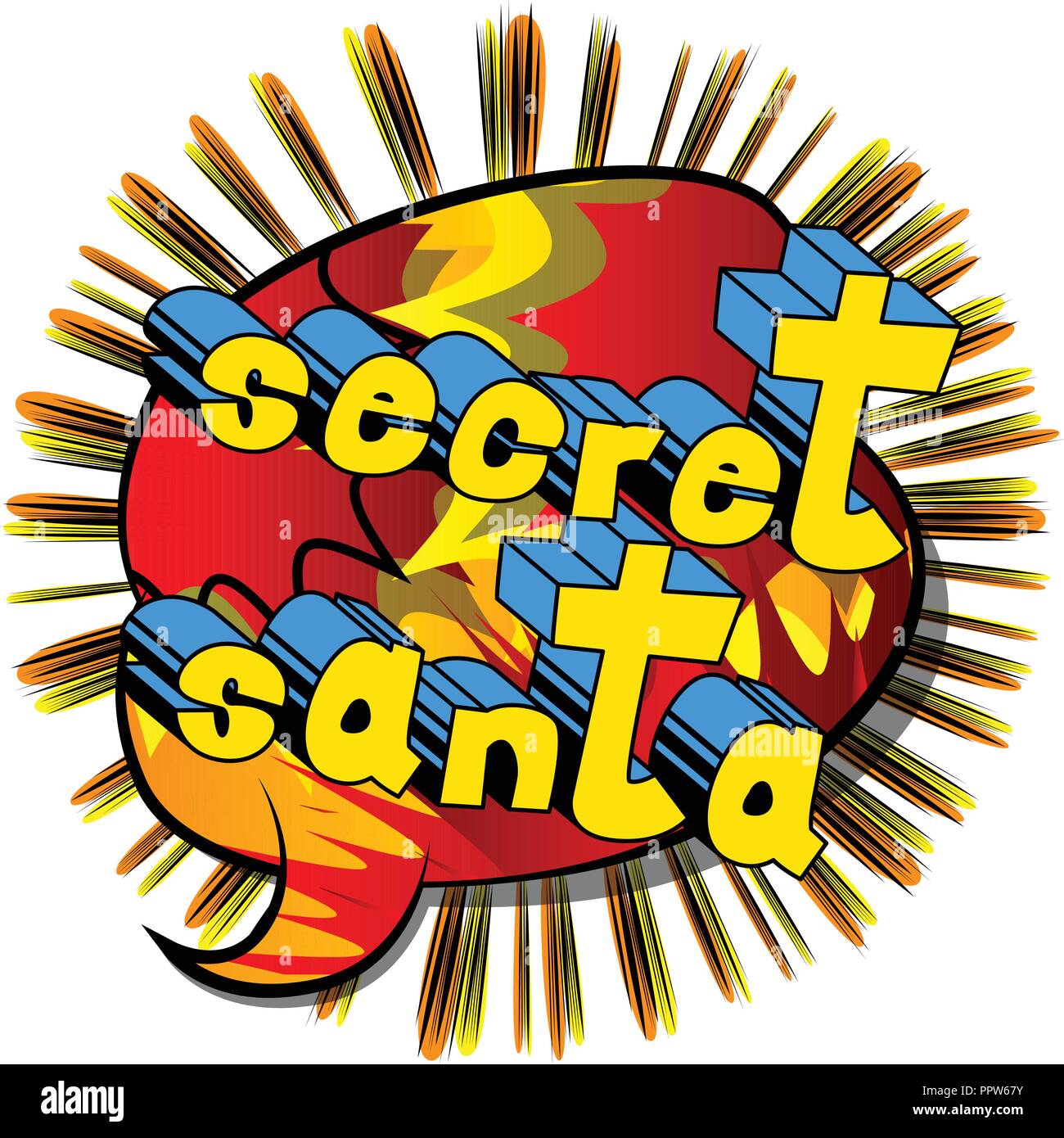 Secret santa Stock Vector Images - Alamy