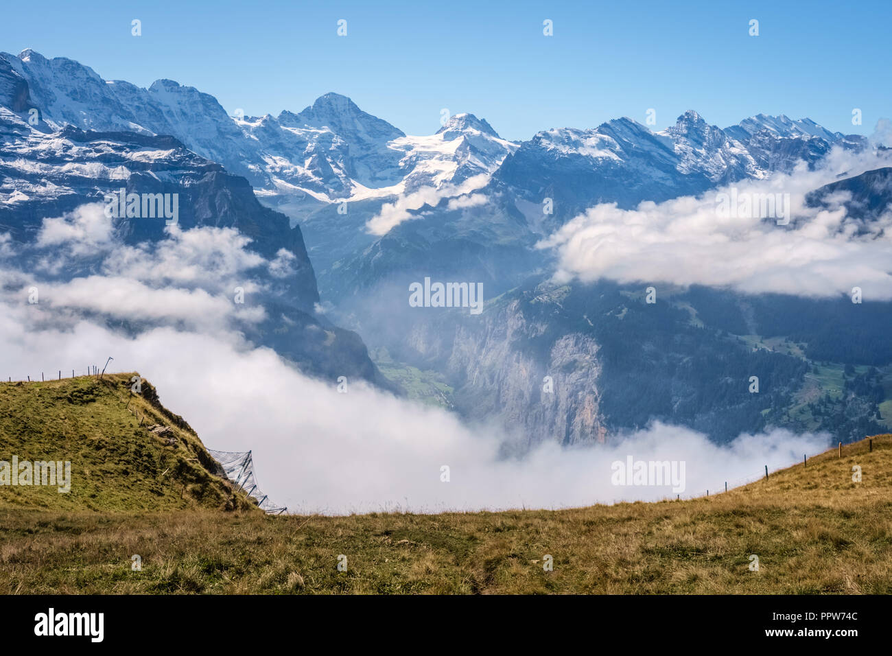 Eiger mountain wengen switzerland hi-res stock photography and images ...