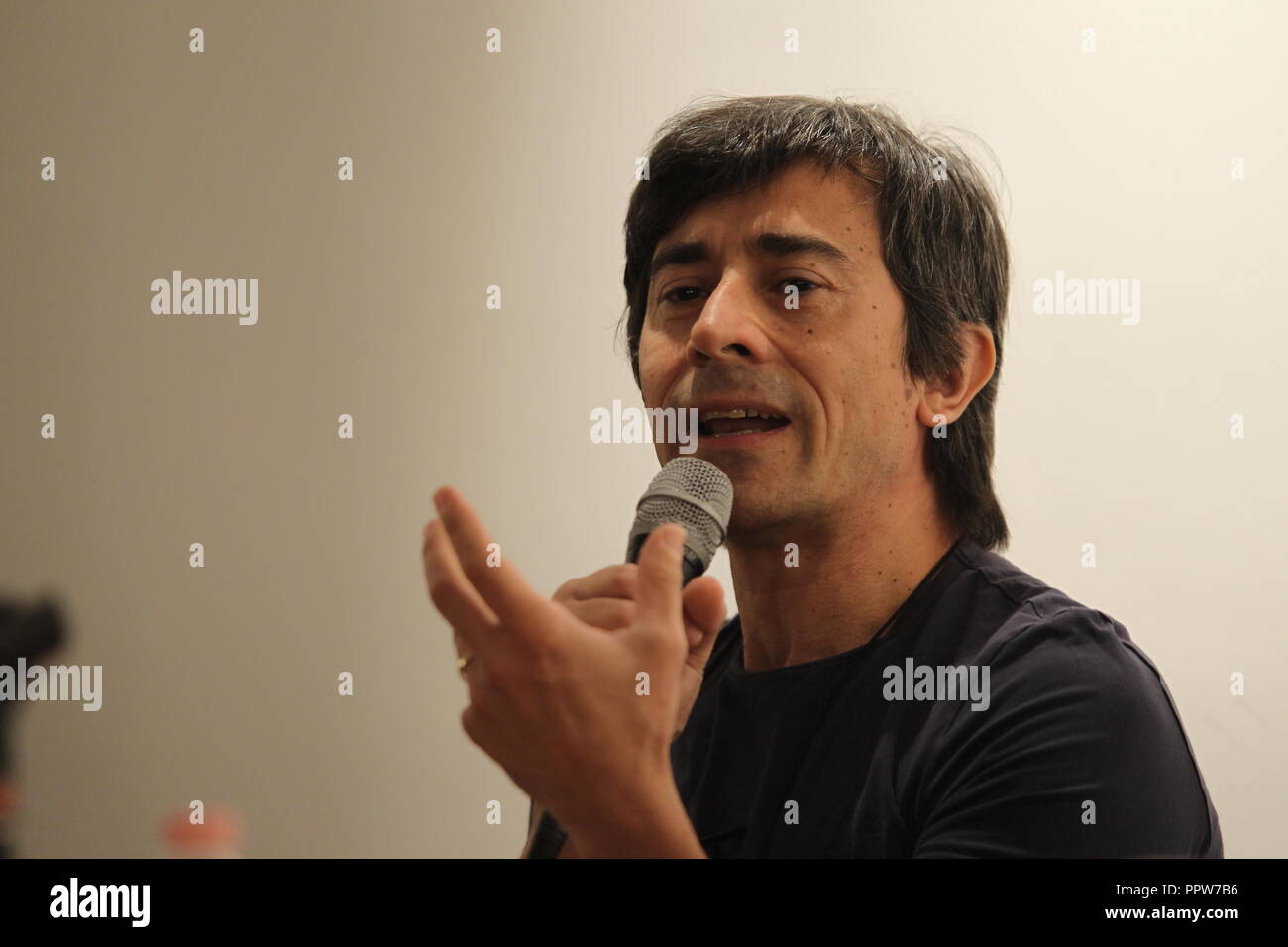 Napoli, Italy. 27th Sep, 2018. Luigi Lo Cascio, Italian actor attend in ...