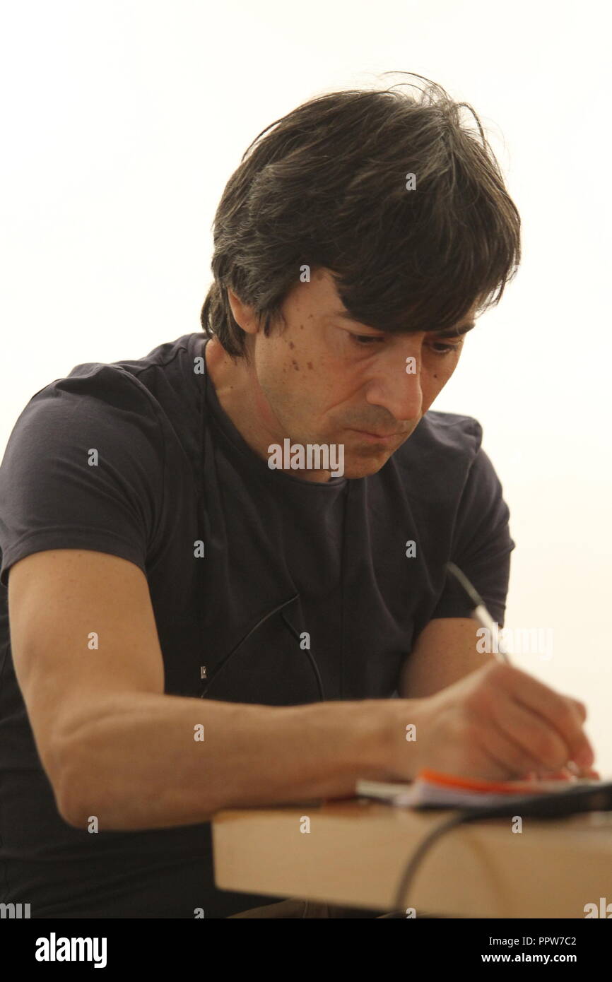 Napoli, Italy. 27th Sep, 2018. Luigi Lo Cascio, Italian actor attend in ...