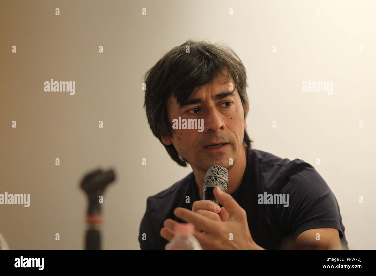Napoli, Italy. 27th Sep, 2018. Luigi Lo Cascio, Italian actor attend in ...